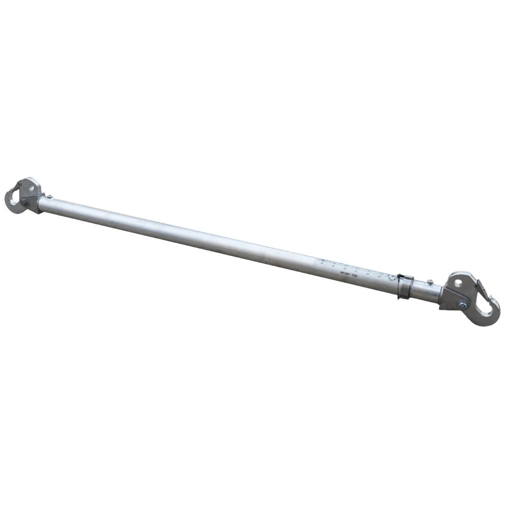Adjustable spreader in round tube profile - aluminium - wedolifting.com
